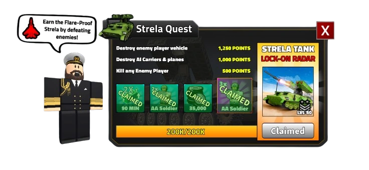 Strela Quest | Military Tycoon Wiki | Fandom