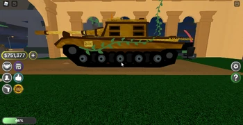24K Golden Tank | Military Tycoon Wiki | Fandom