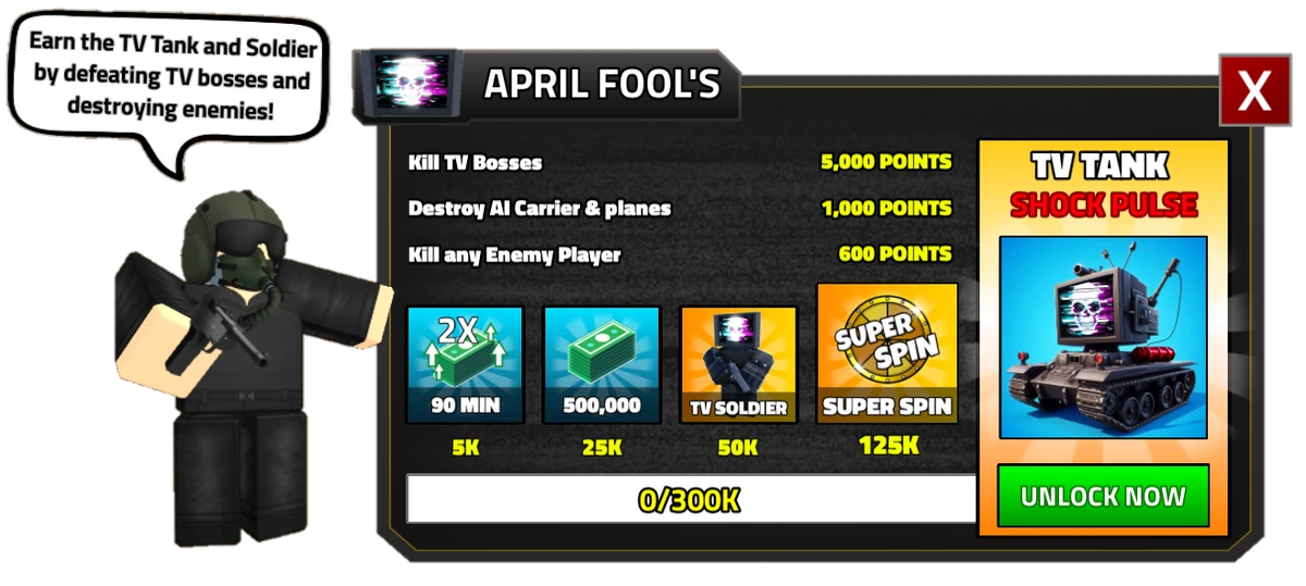 April Fool's | Military Tycoon Wiki | Fandom