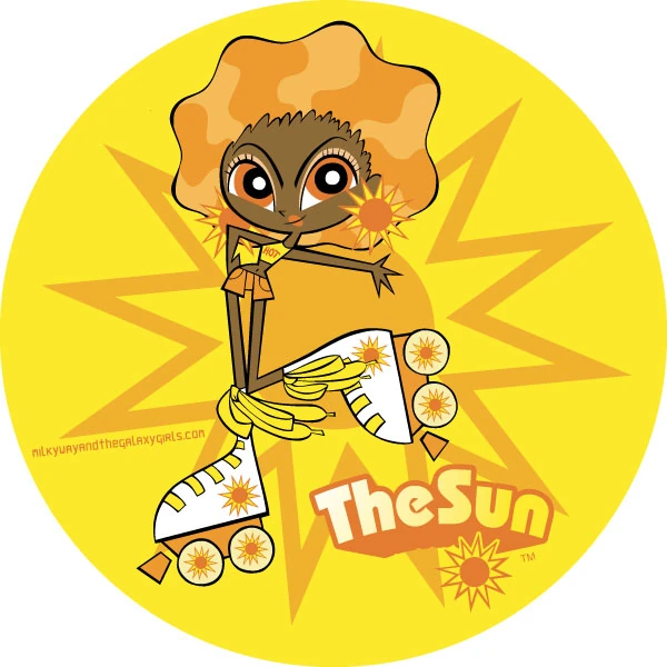 Characters And The Milky Way Galaxy Girls