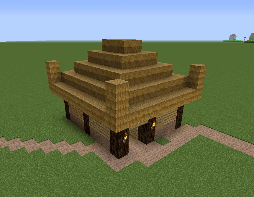 Kikori Koya (Japanese Lumberman's House) | Millénaire Mod (Minecraft JE) Wiki | Fandom