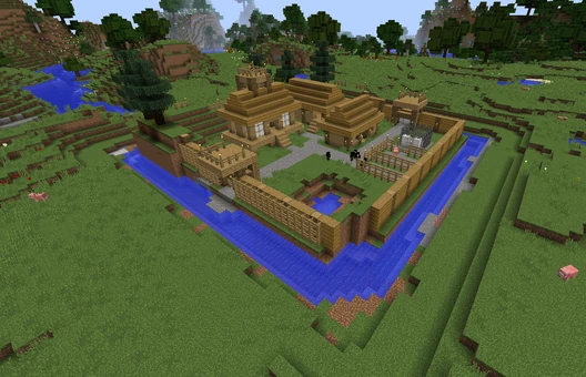 Zokuto no Bakusha (Japanese Bandit Fort) | Millénaire Mod (Minecraft JE ...