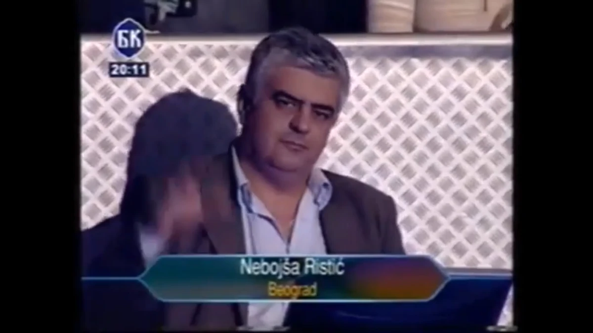 Nebojša Ristić | Who Wants To Be A Millionaire Wiki | Fandom