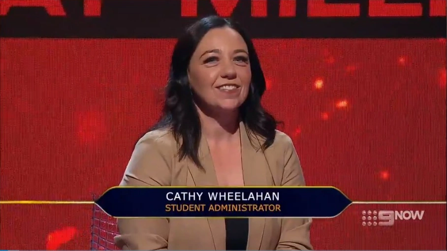 Cathy Wheelahan | Who Wants To Be A Millionaire Wiki | Fandom