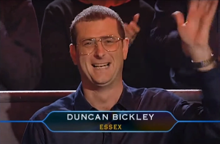 Duncan Bickley | Who Wants To Be A Millionaire Wiki | Fandom
