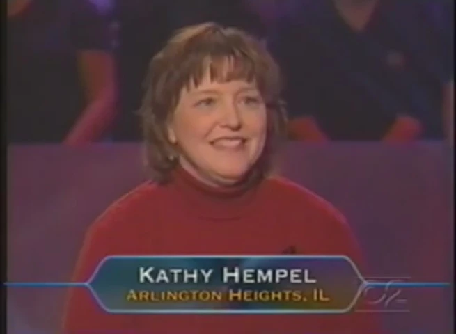 Kathy Hempel | Who Wants To Be A Millionaire Wiki | Fandom