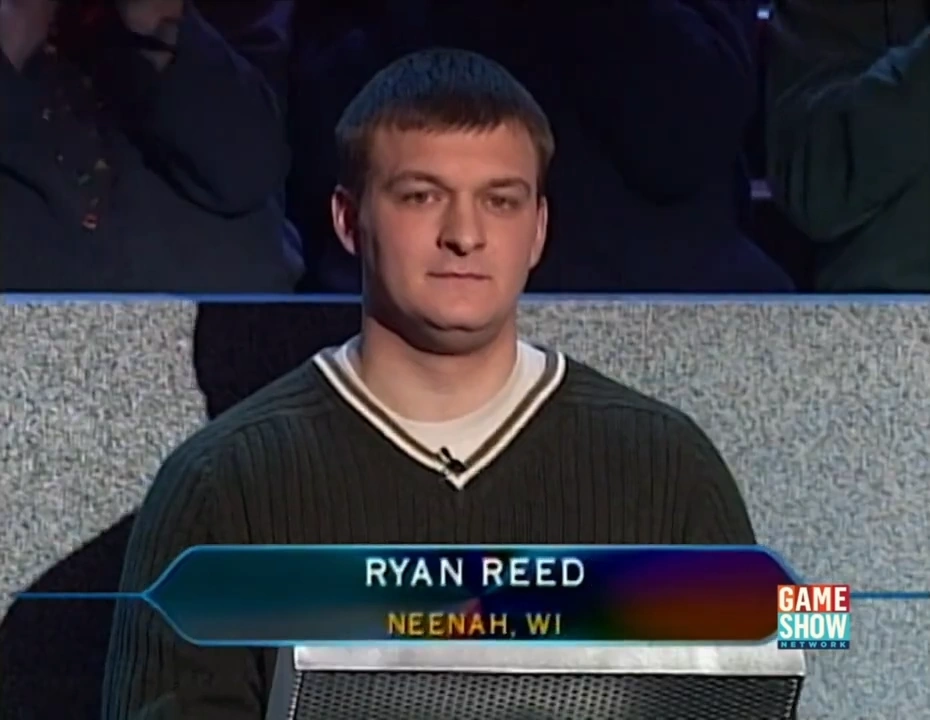 Ryan Reed | Who Wants To Be A Millionaire Wiki | Fandom