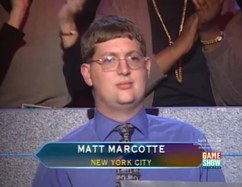 Matt Marcotte | Who Wants To Be A Millionaire Wiki | Fandom
