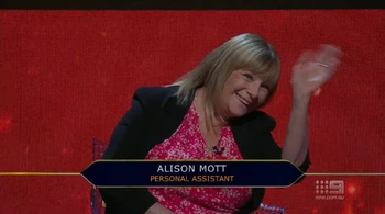 Alison Mott | Who Wants To Be A Millionaire Wiki | Fandom