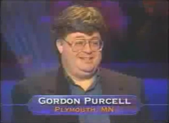 Gordon Purcell | Who Wants To Be A Millionaire Wiki | Fandom