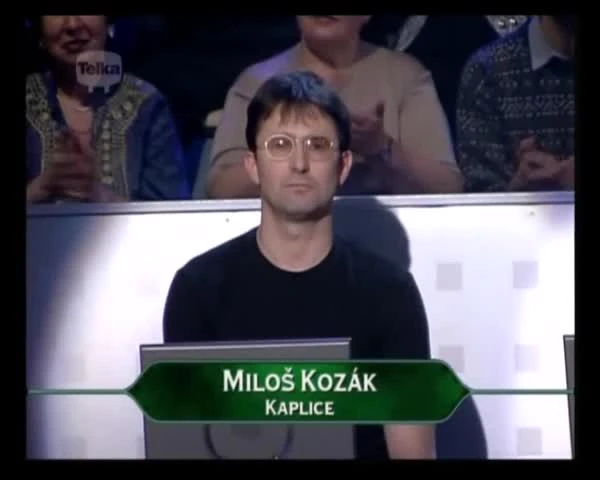 Miloš Kozák | Who Wants To Be A Millionaire Wiki | Fandom