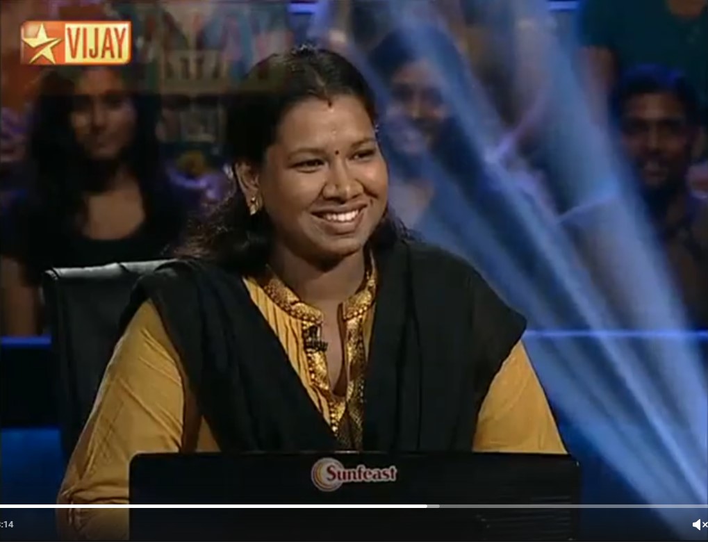 Packialakshmi J Who Wants To Be A Millionaire Wiki Fandom