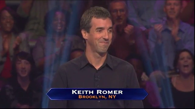 Keith Romer | Who Wants To Be A Millionaire Wiki | Fandom