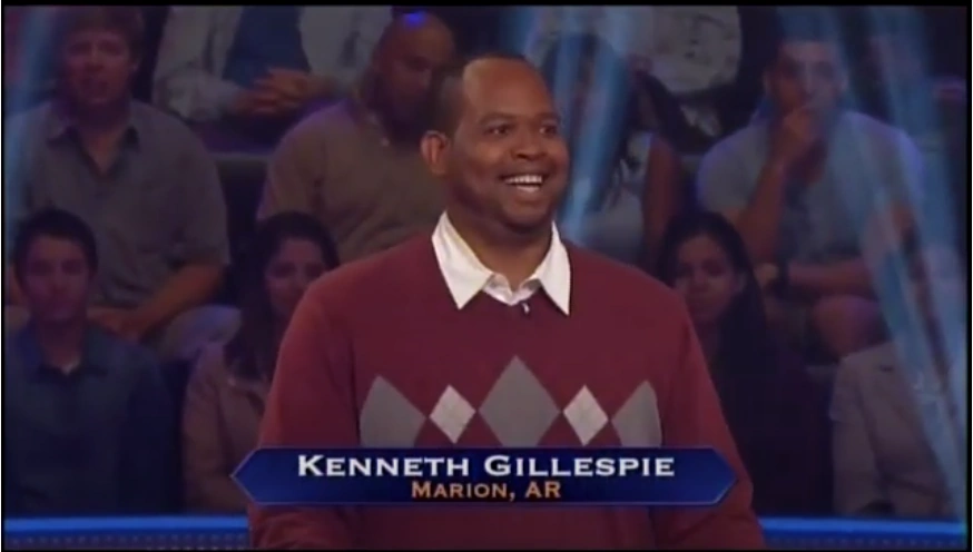 Kenneth Gillespie | Who Wants To Be A Millionaire Wiki | Fandom