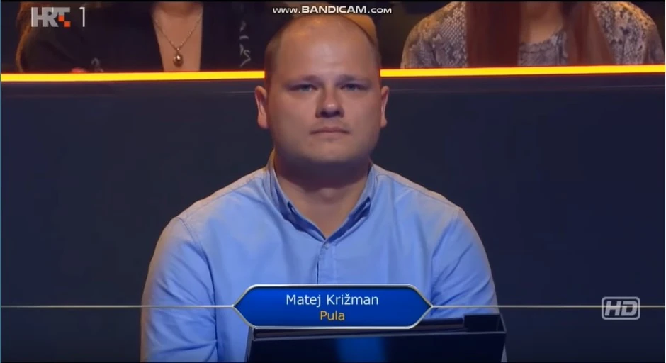 Matej Križman | Who Wants To Be A Millionaire Wiki | Fandom