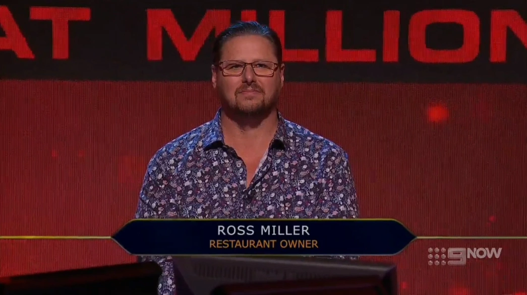 Ross Miller | Who Wants To Be A Millionaire Wiki | Fandom