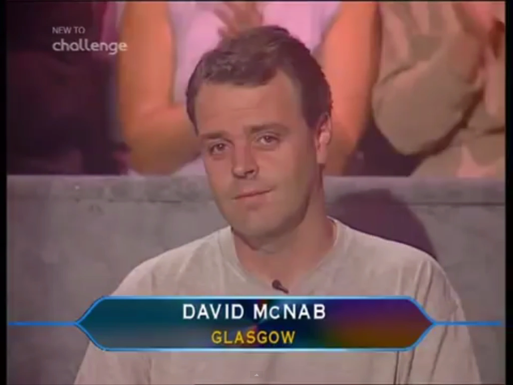 David McNab | Who Wants To Be A Millionaire Wiki | Fandom
