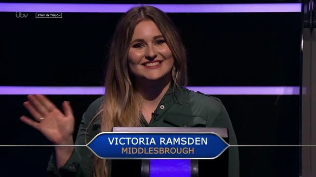 Victoria Ramsden | Who Wants To Be A Millionaire Wiki | Fandom