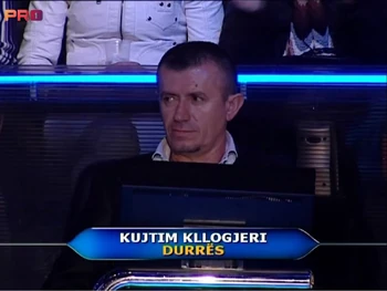 Kujtim Kllogjeri | Who Wants To Be A Millionaire Wiki | Fandom