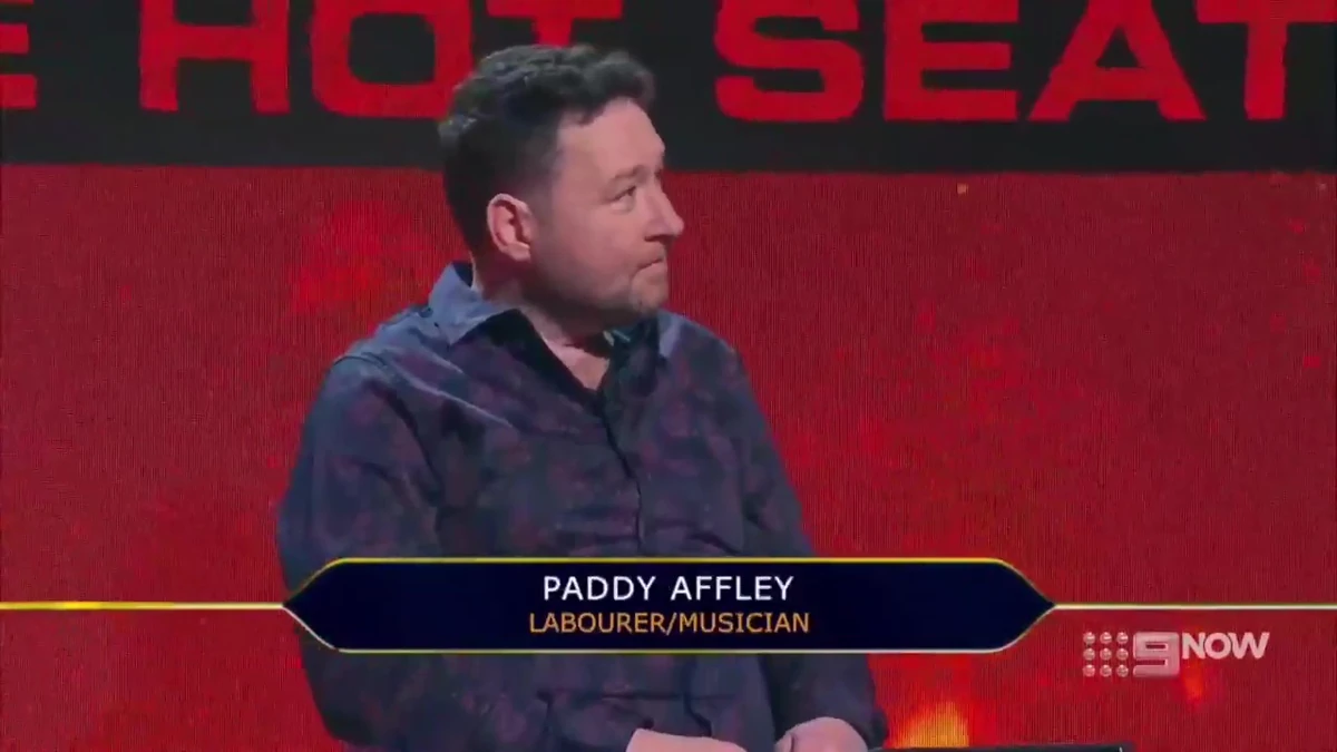 Paddy Affley | Who Wants To Be A Millionaire Wiki | Fandom