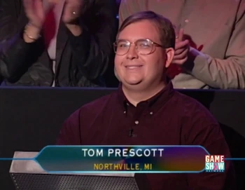 Tom Prescott | Who Wants To Be A Millionaire Wiki | Fandom