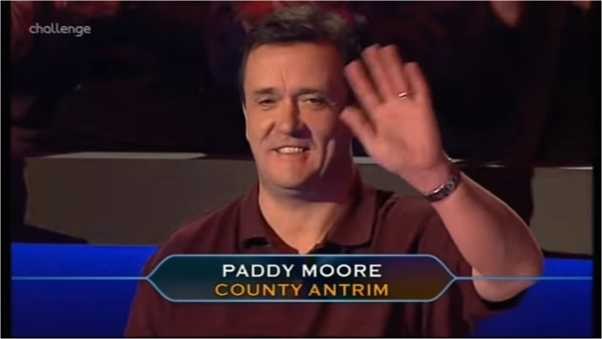 Paddy Moore | Who Wants To Be A Millionaire Wiki | Fandom