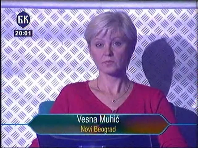 Vesna Muhić | Who Wants To Be A Millionaire Wiki | Fandom