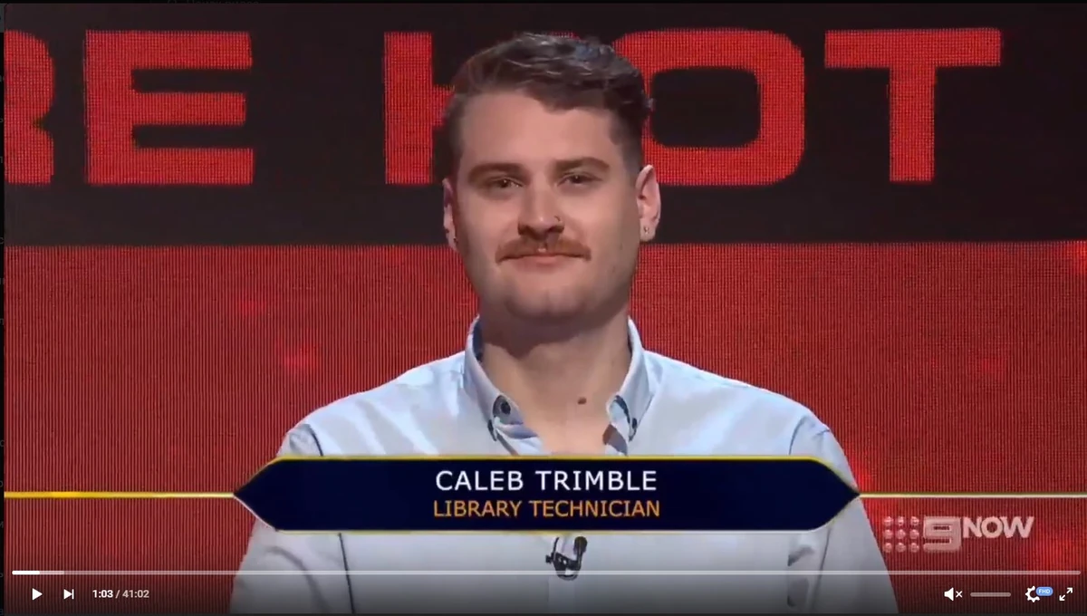 Caleb Trimble | Who Wants To Be A Millionaire Wiki | Fandom