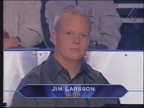 Jim Larsson | Who Wants To Be A Millionaire Wiki | Fandom