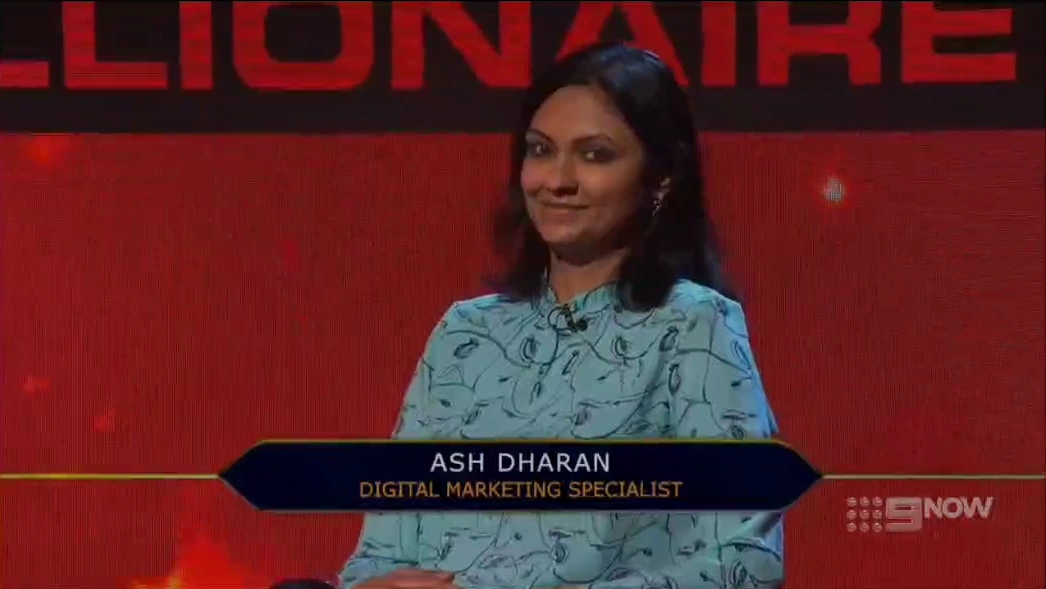 Ash Dharan | Who Wants To Be A Millionaire Wiki | Fandom