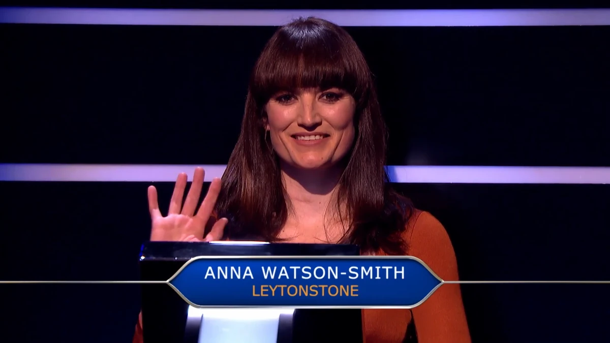 Anna Watson-Smith | Who Wants To Be A Millionaire Wiki | Fandom
