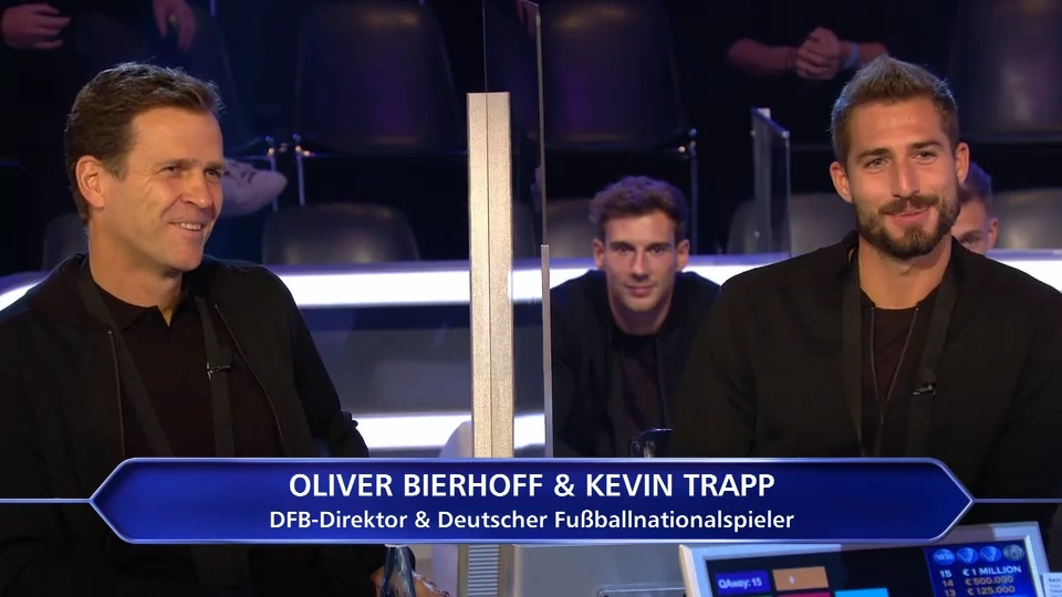 Kevin Trapp and Oliver Bierhoff | Who Wants To Be A Millionaire Wiki ...