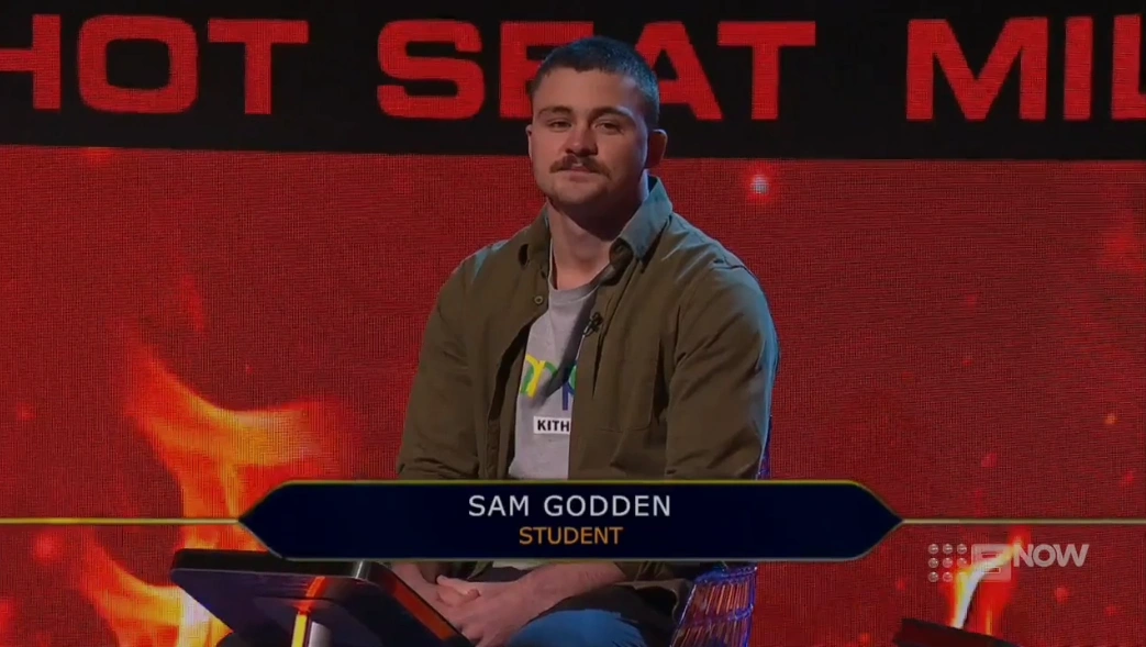 Sam Godden | Who Wants To Be A Millionaire Wiki | Fandom