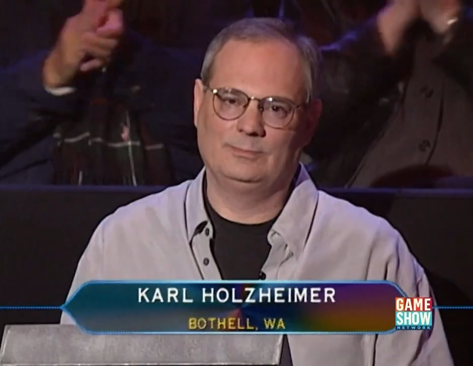 Karl Holzheimer Who Wants To Be A Millionaire Wiki Fandom