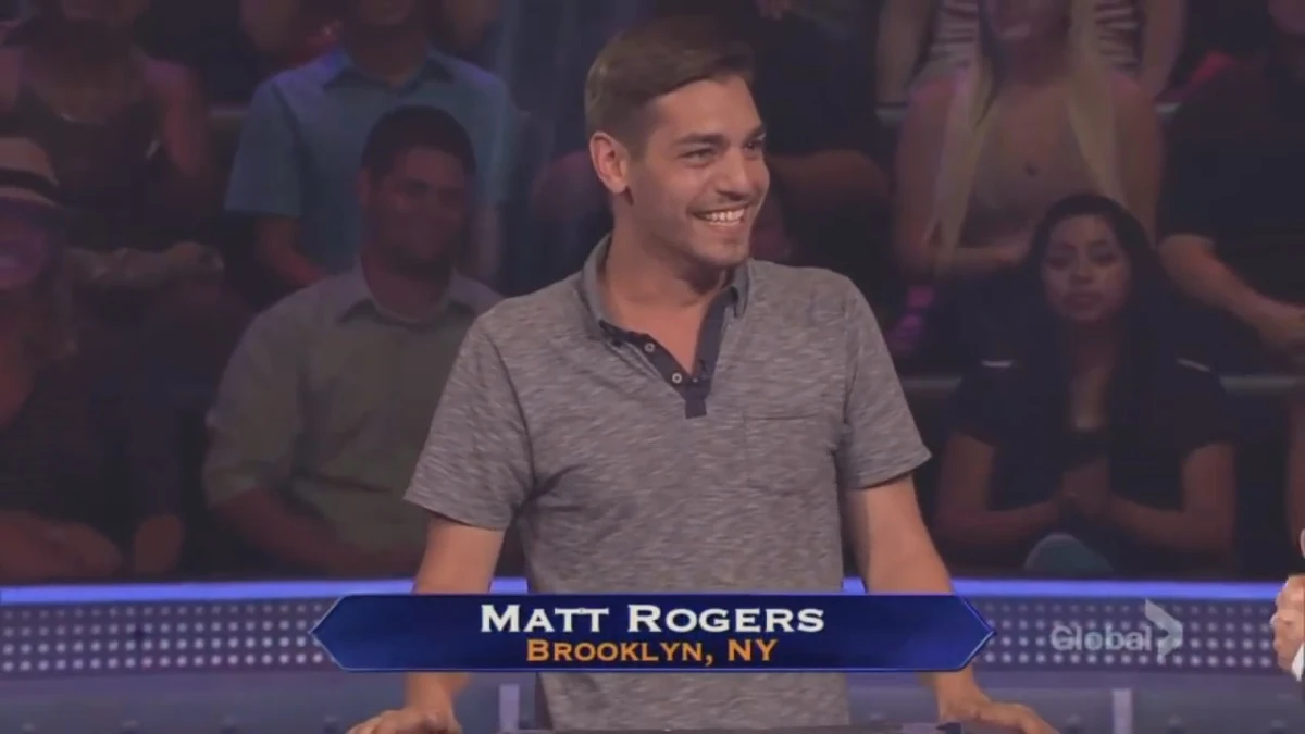 Matt Rogers | Who Wants To Be A Millionaire Wiki | Fandom