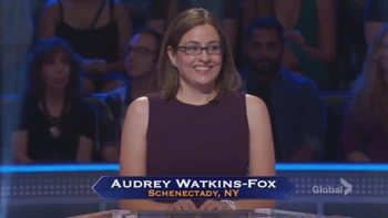 Audrey Watkins-Fox | Who Wants To Be A Millionaire Wiki | Fandom