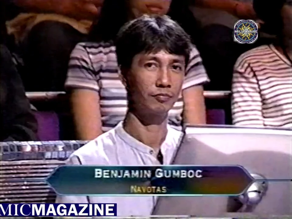 Benjamin Gumboc | Who Wants To Be A Millionaire Wiki | Fandom