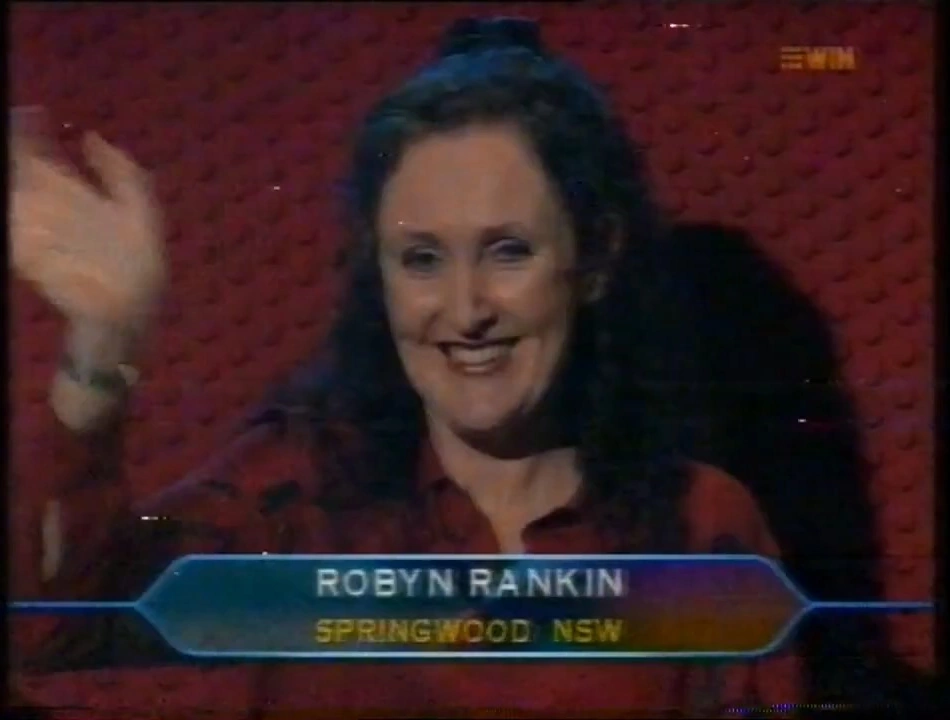Robyn Rankin | Who Wants To Be A Millionaire Wiki | Fandom