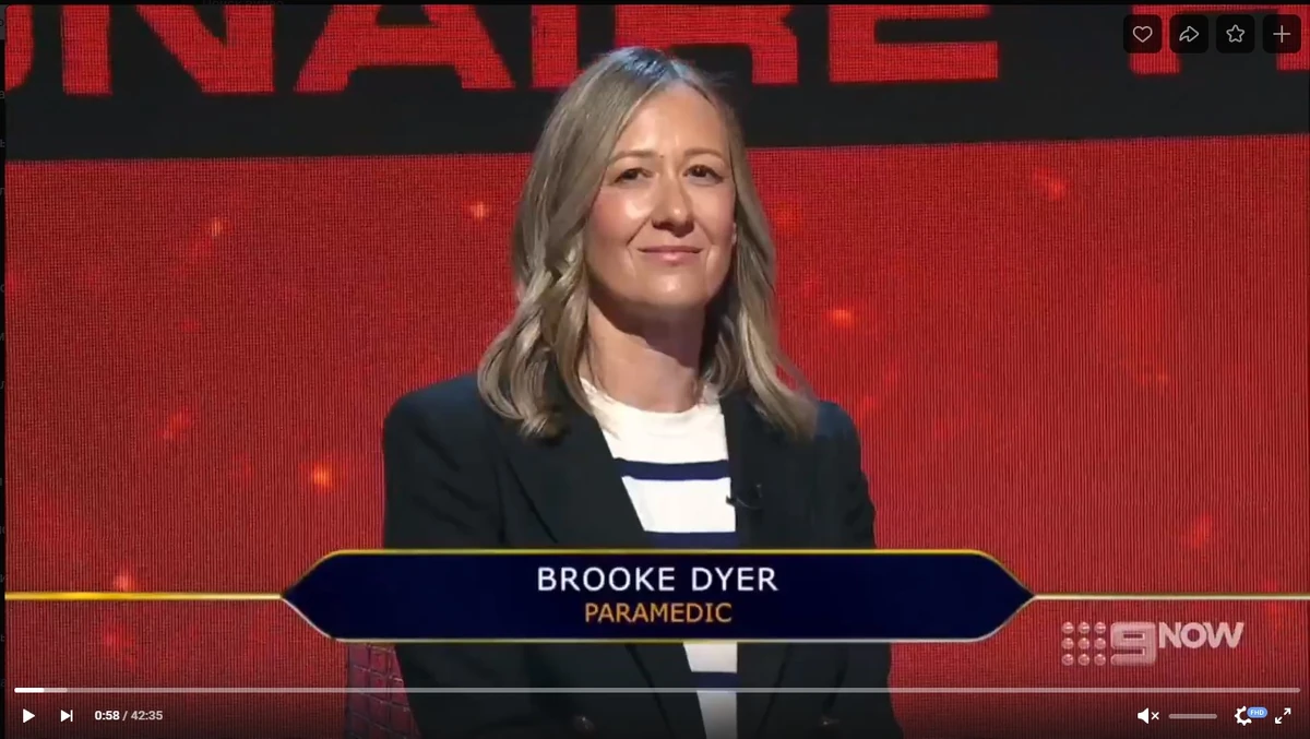 Brooke Dyer | Who Wants To Be A Millionaire Wiki | Fandom