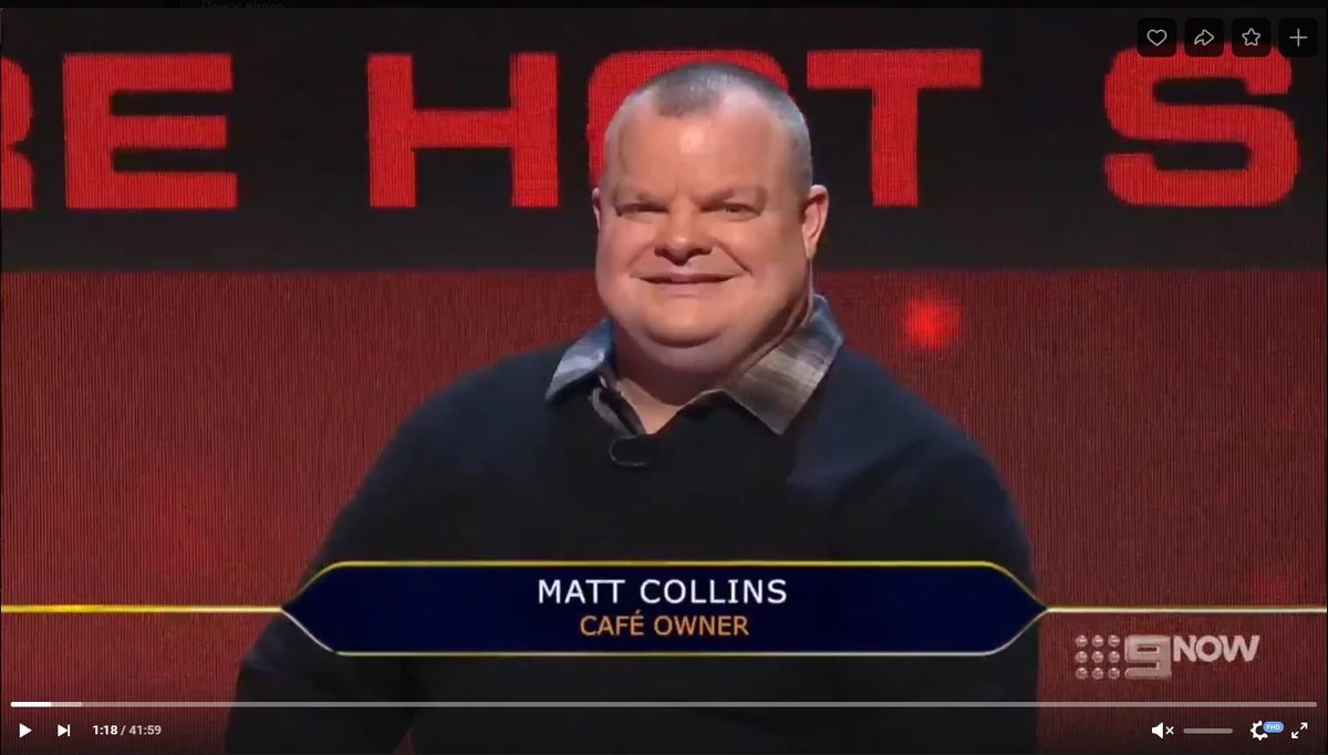 Matt Collins (2) | Who Wants To Be A Millionaire Wiki | Fandom