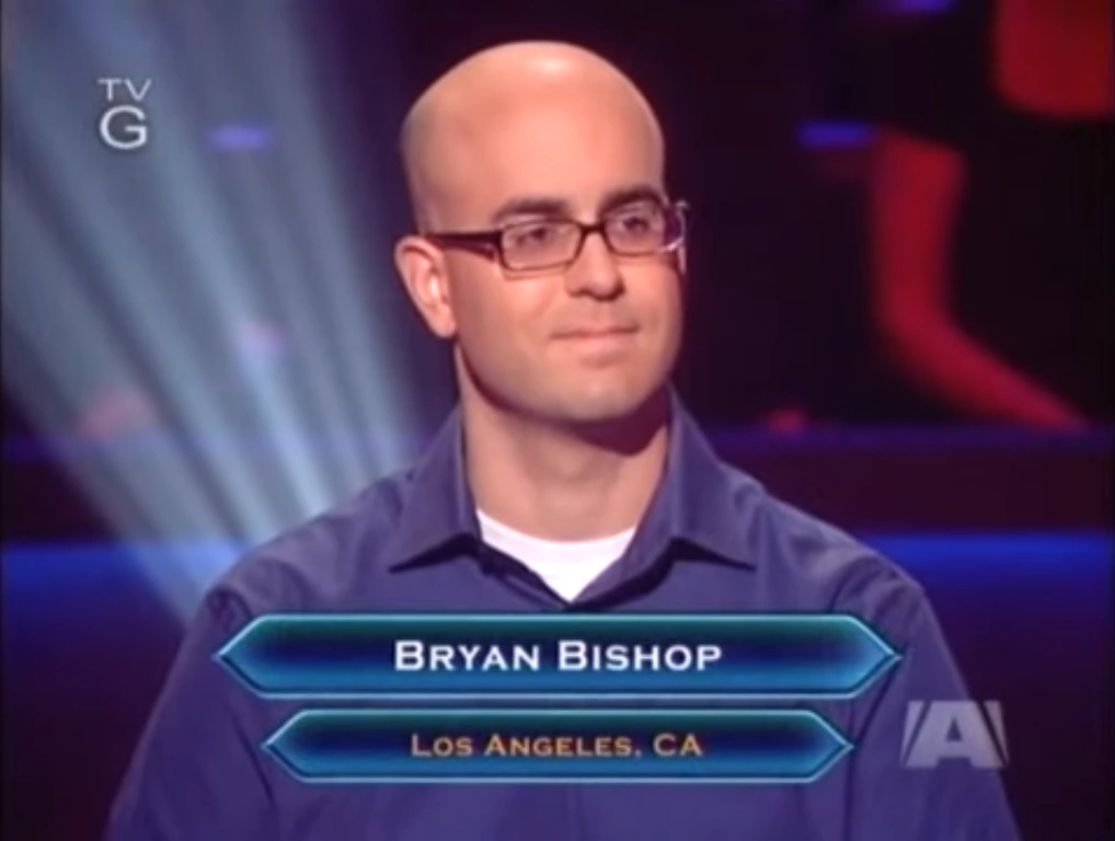 Bryan Bishop | Who Wants To Be A Millionaire Wiki | Fandom