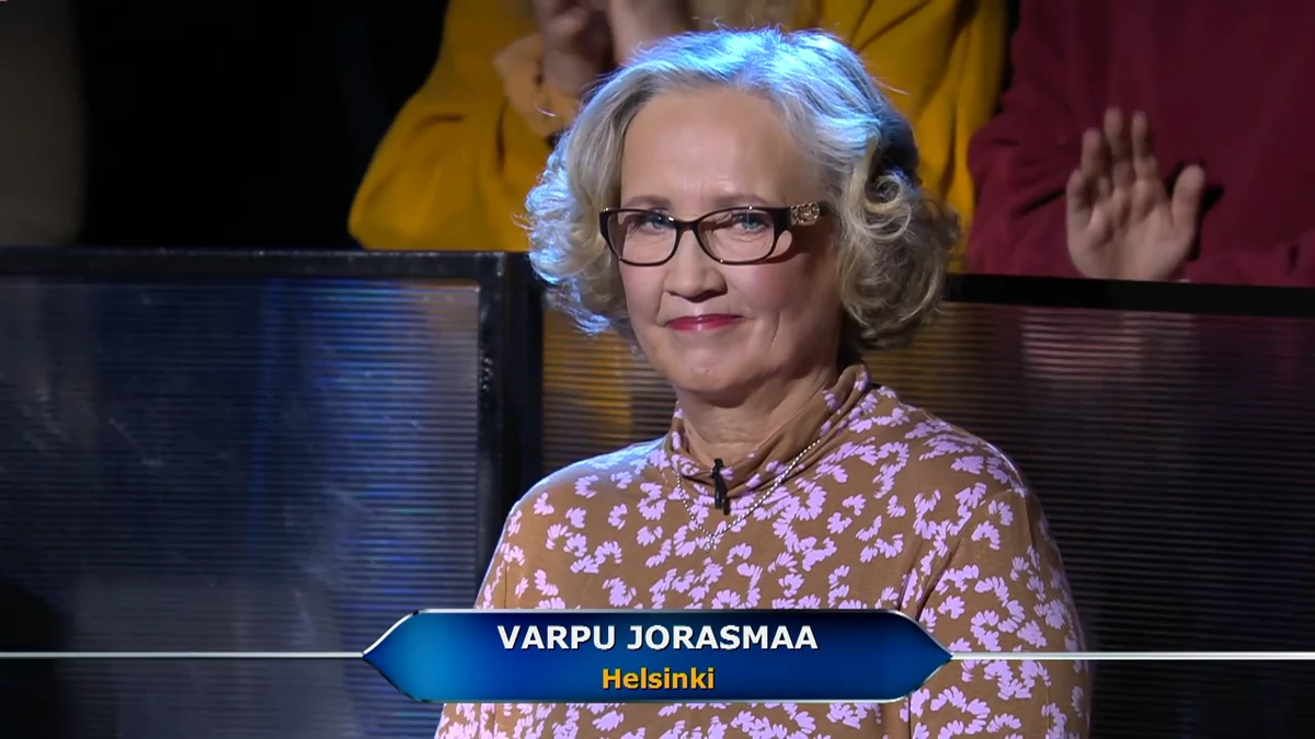 Varpu Jorasmaa | Who Wants To Be A Millionaire Wiki | Fandom