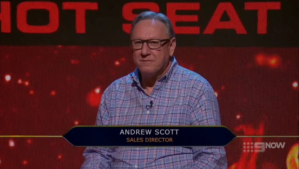 Andrew Scott | Who Wants To Be A Millionaire Wiki | Fandom