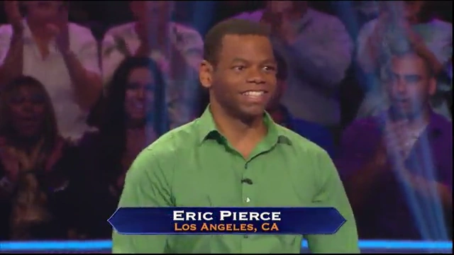 Eric Pierce | Who Wants To Be A Millionaire Wiki | Fandom