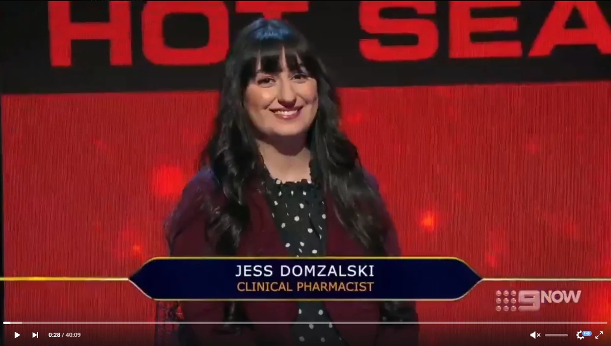 Jess Domzalski | Who Wants To Be A Millionaire Wiki | Fandom