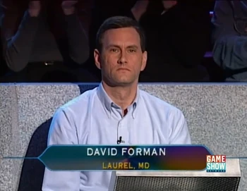 David Forman | Who Wants To Be A Millionaire Wiki | Fandom