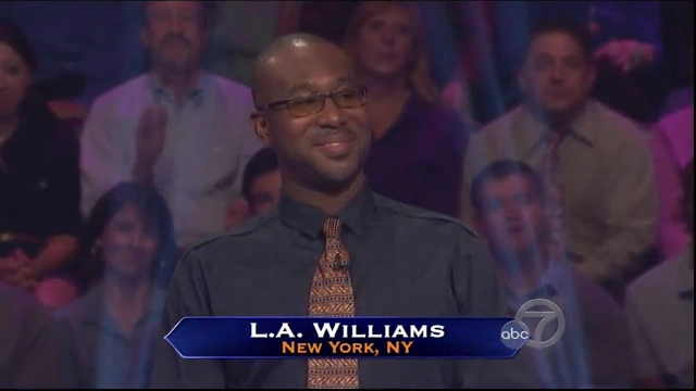 L.A. Williams | Who Wants To Be A Millionaire Wiki | Fandom