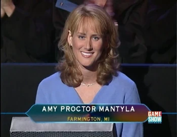 Amy Proctor Mantyla | Who Wants To Be A Millionaire Wiki | Fandom