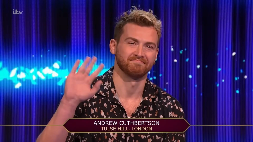 Andrew Cuthbertson | Who Wants To Be A Millionaire Wiki | Fandom