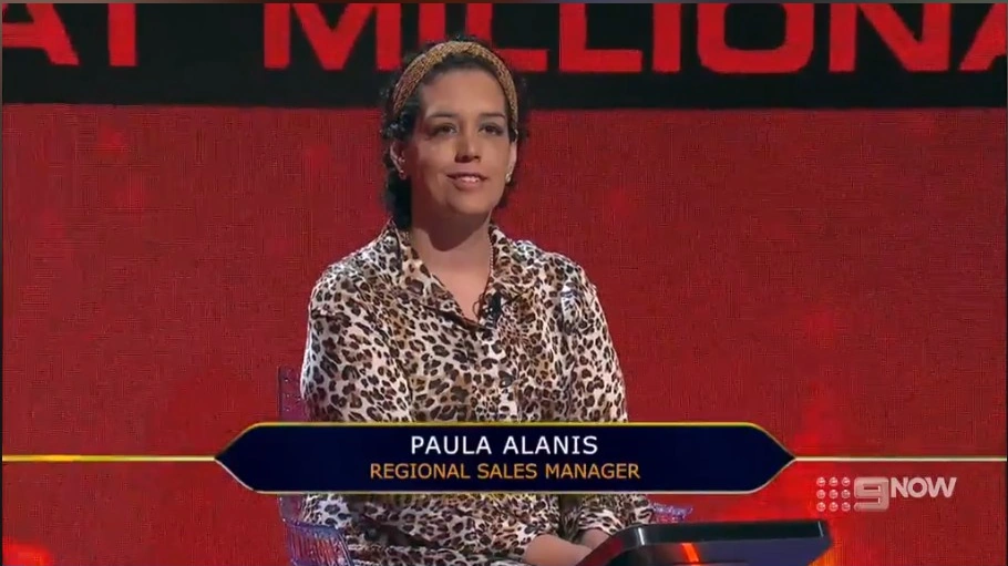 Paula Alanis | Who Wants To Be A Millionaire Wiki | Fandom